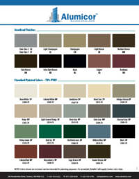 Architectural Aluminum Finishes - Alumicor